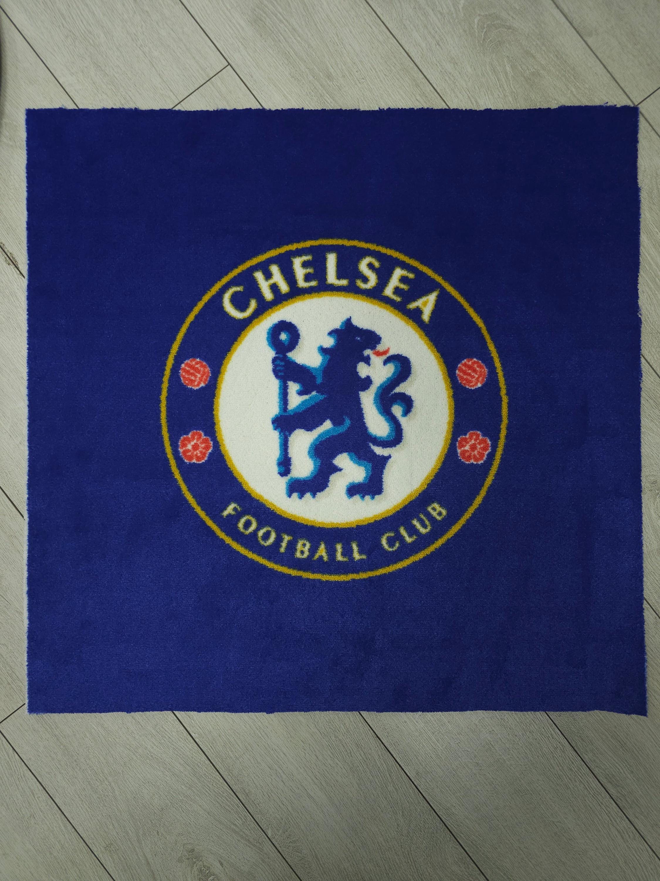 Chelsea F.C. Nylon Carpet Tile - 79cm X 81cm - Rugs/ Underfoot Decor ...