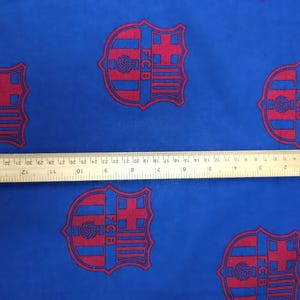 Barcelona FC - Football Club Fabric - Sheeting Cotton - 100% Cotton ...