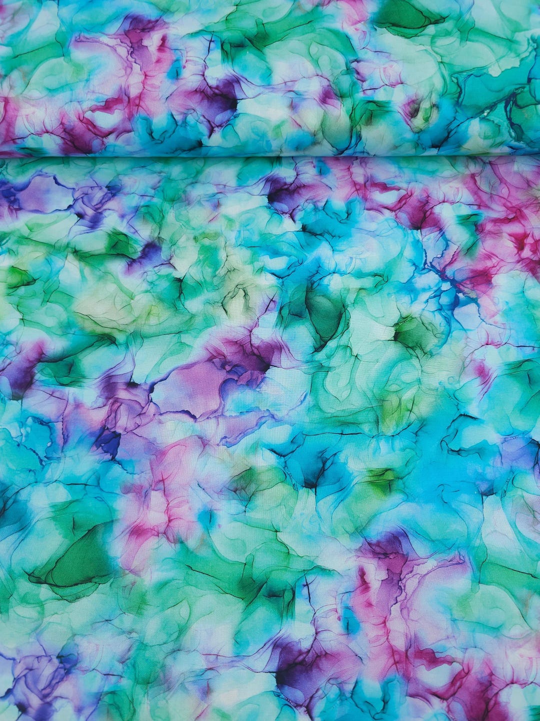 Mermaid Watercolour Diffusion 100% Cotton 106” *EXTRA WIDE* - Etsy