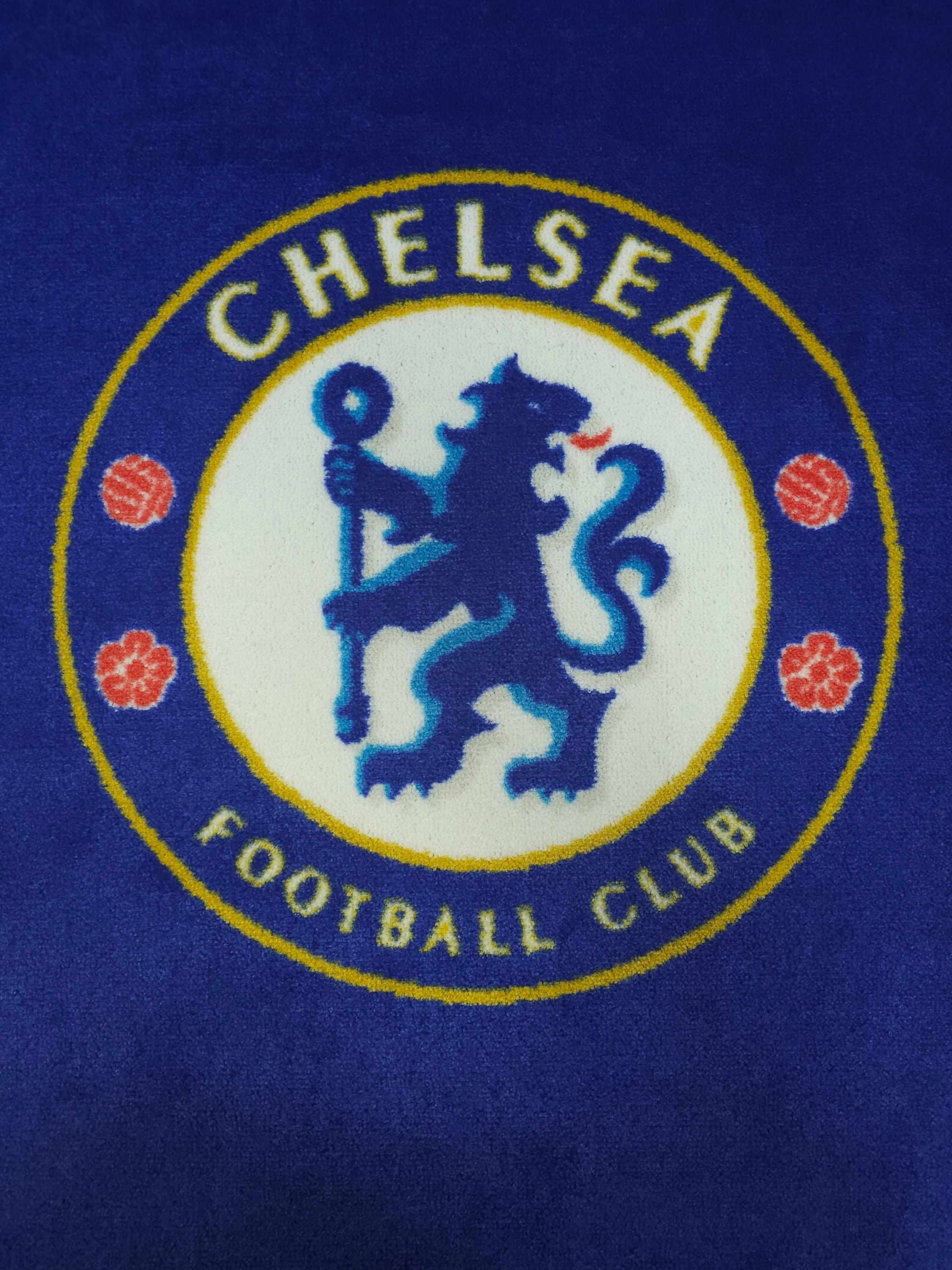 Chelsea F.C. Nylon Carpet Tile - 79cm X 81cm - Rugs/ Underfoot Decor ...