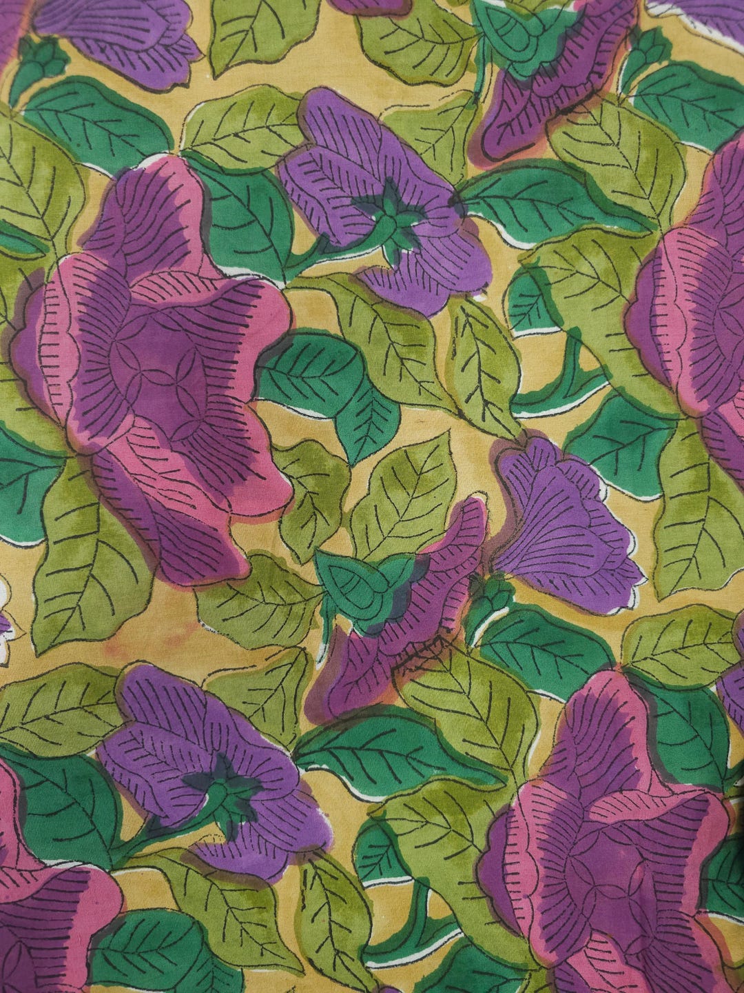 Michelle Block Print Cotton - Etsy