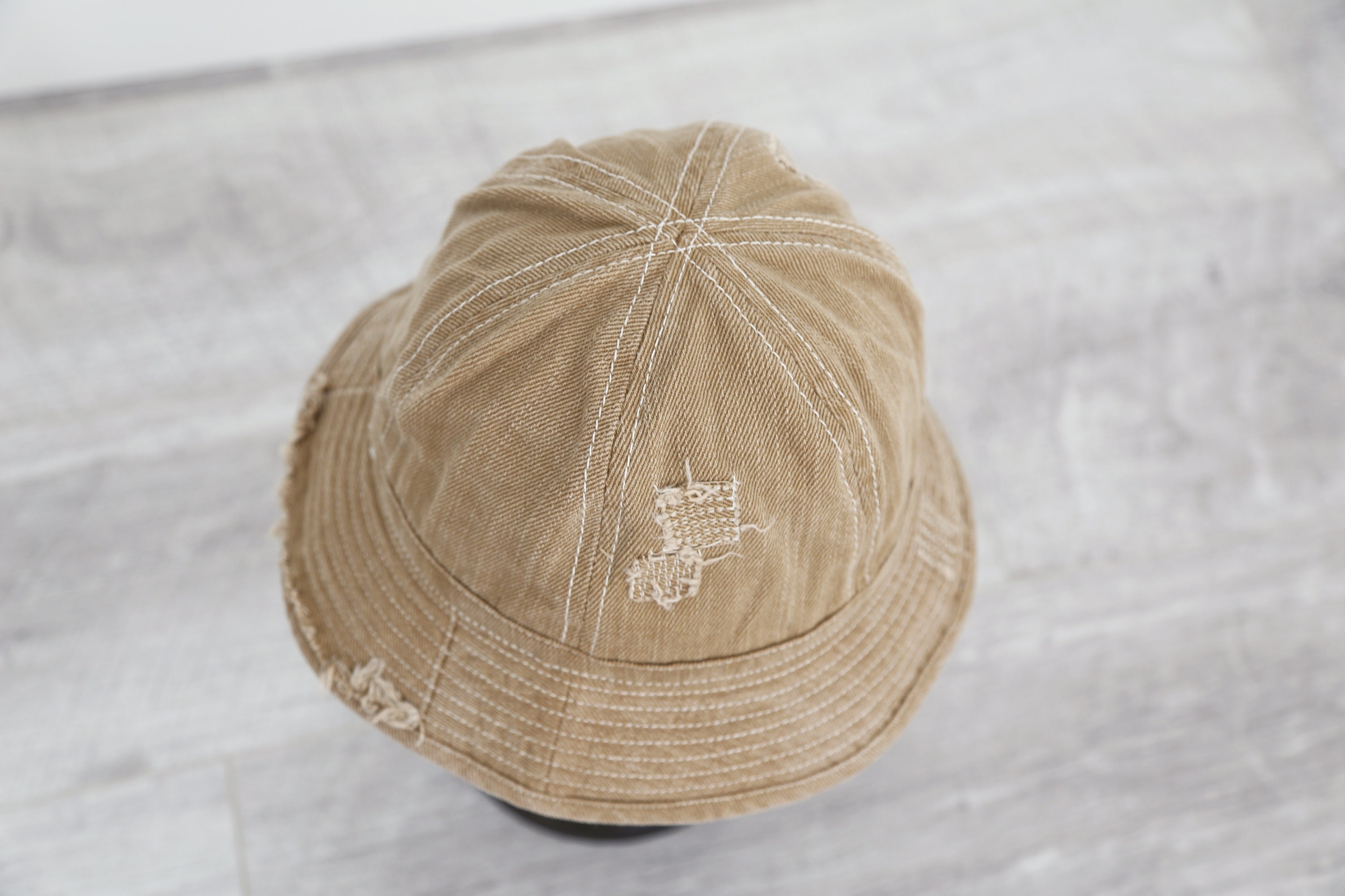 Patch Bucket Hat, Black, Unisex Bucket Hat, Sun Hat, Casual Hat, Cotton ...