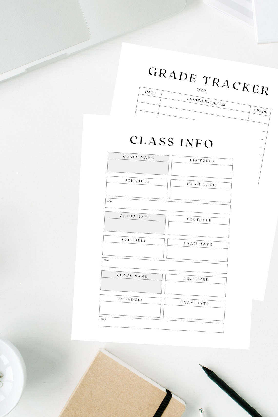 Student Exam Prep Kit, Printable Exam Planner, College Exam Study ...