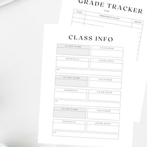 Student Exam Prep Kit, Printable Exam Planner, College Exam Study ...