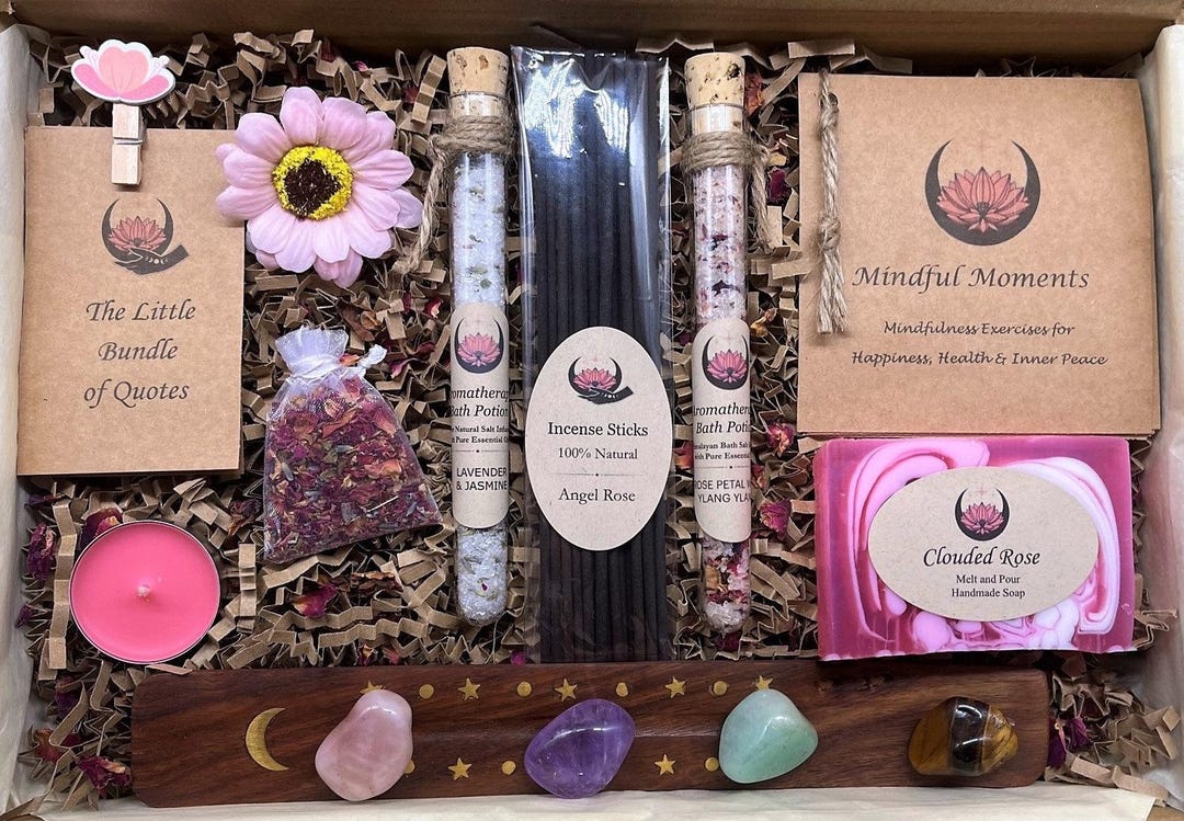 NEW Mindful Moments Wellness Gift Box - Self-care Ritual Set With ...