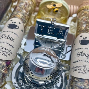 Luxury Loose Herbal Tea Gift Box, 6 Types Luxury Tea, Diffusers, Honey ...