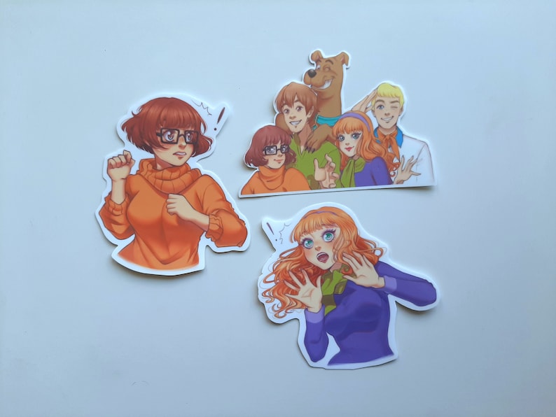 Scooby Doo Stickers - Etsy
