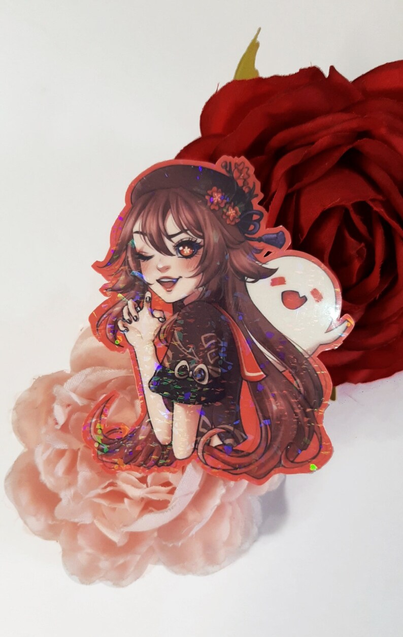 Genshin Impact Holographic Sticker Set School Uniform Ver. - Etsy