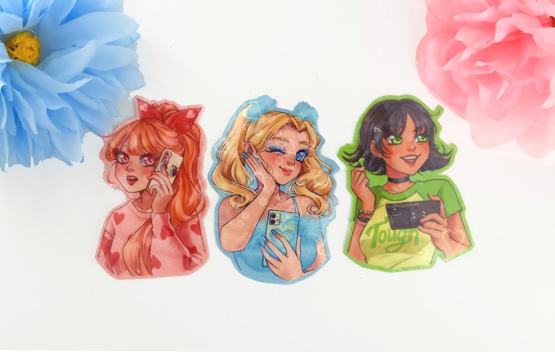 Cute Powerful Girls Stickers - Etsy