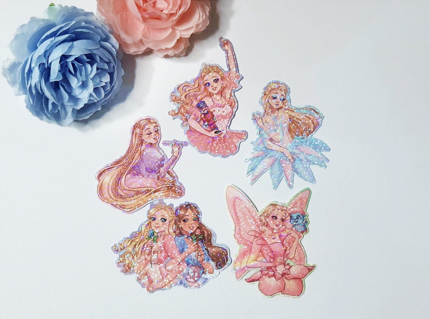 Doll Princess and Fairy Movie Stickers - Etsy
