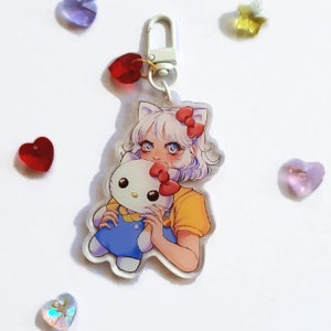 Kawaii Anime Friends Keychains - Etsy