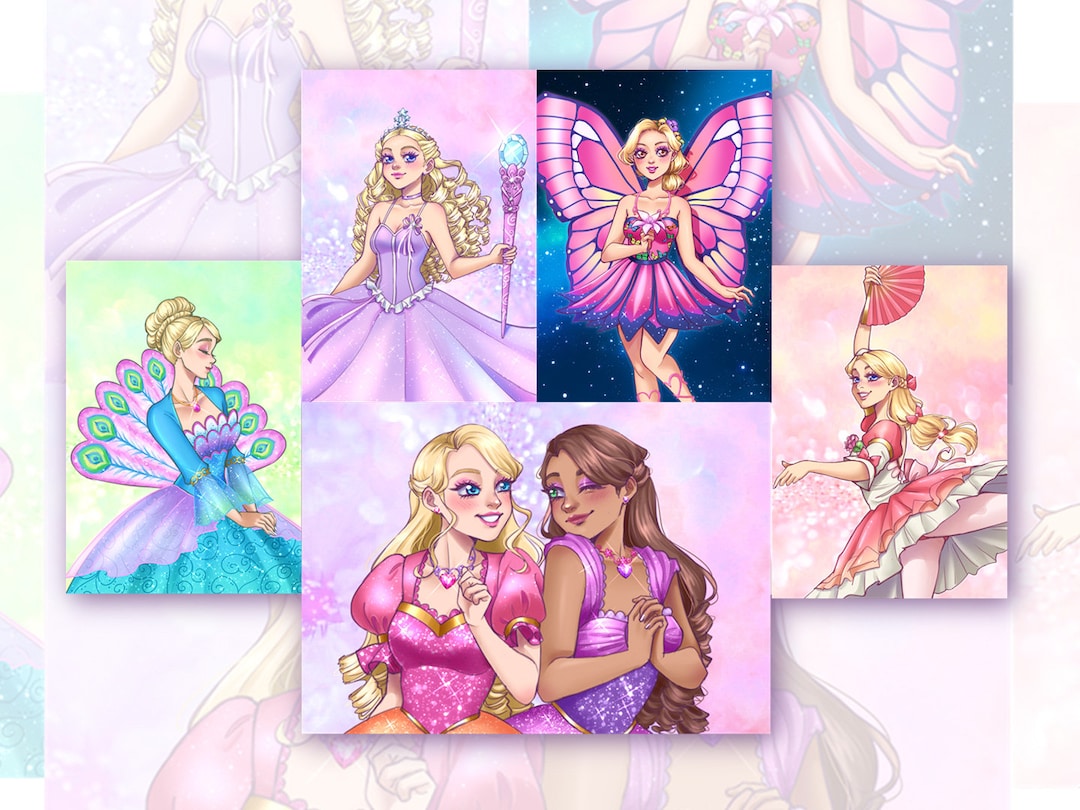 Doll Princess and Fairy Movie Prints Vol. 2 - Etsy