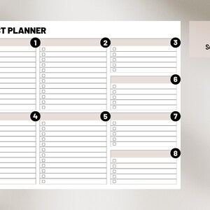 Project Planner | to Do List Organizer | Printable Productivity Plan ...