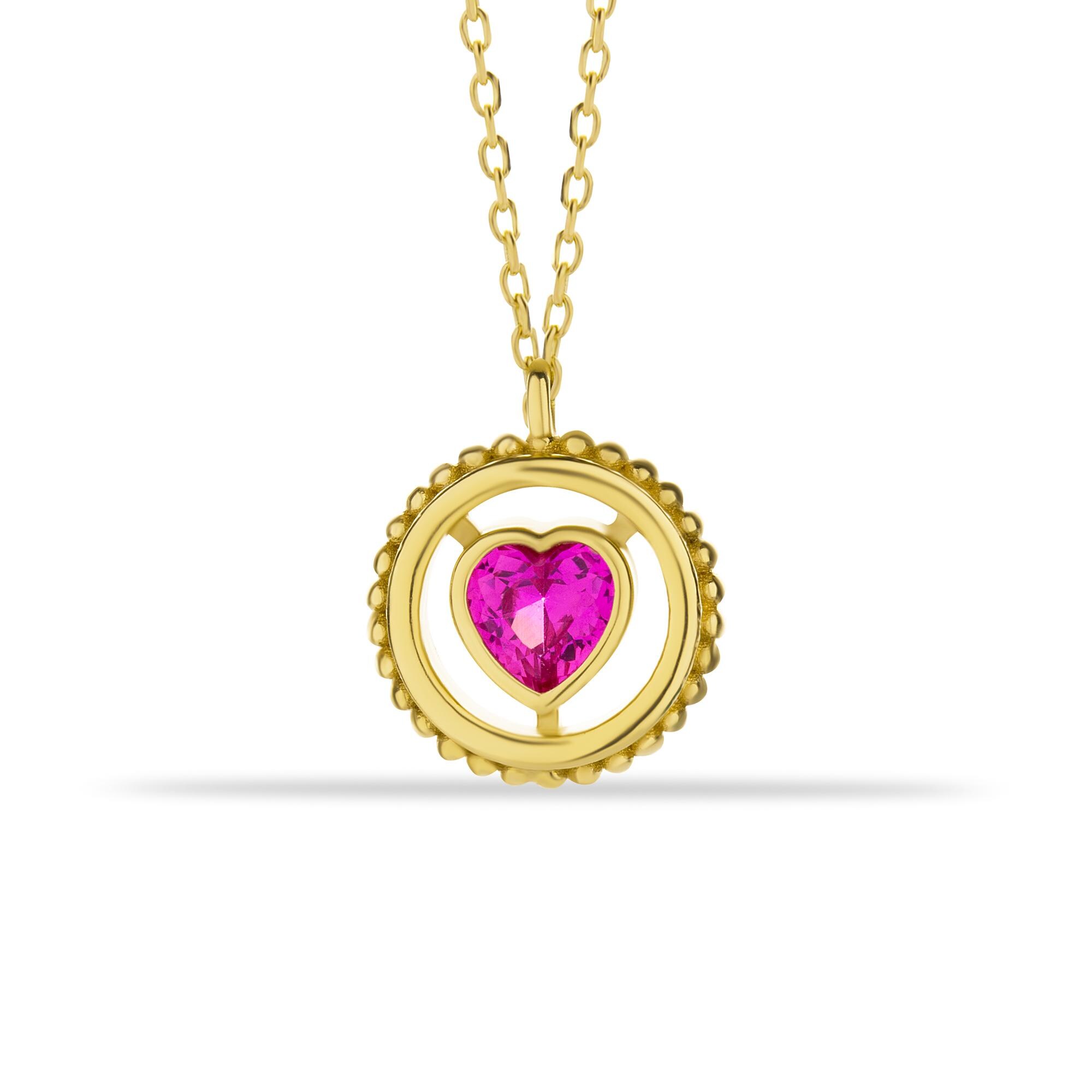 14K Solid Gold Amethyst Heart Necklace, Amethyst Pendant, Heart Locket ...