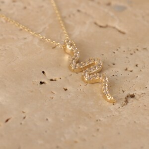 Solid Gold Snake, Snake Jewelry, Snake Pendant, Serpent Necklace ...