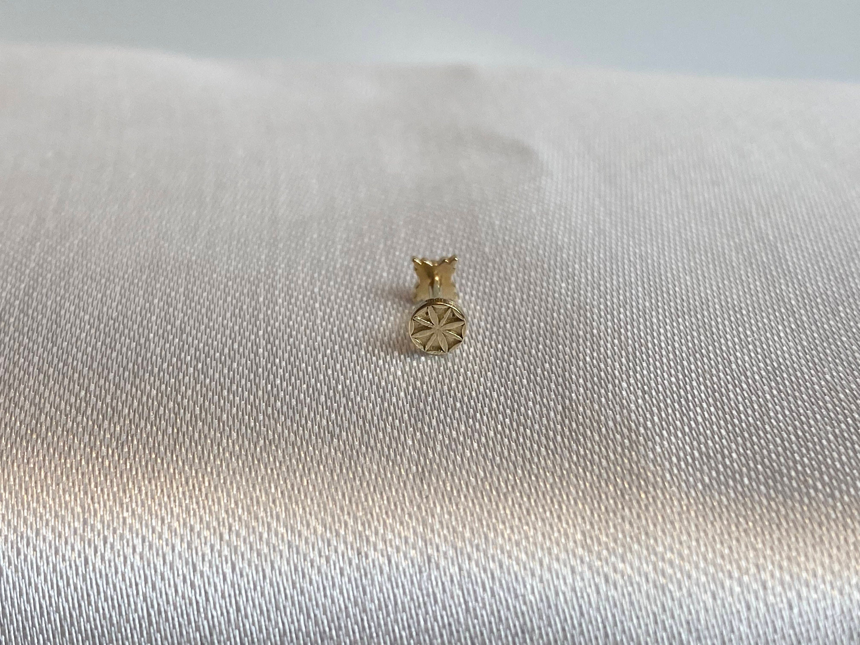 Rook Bar, Gold Industrial Bar, Rook Piercing, Daith Piercing, Rook ...