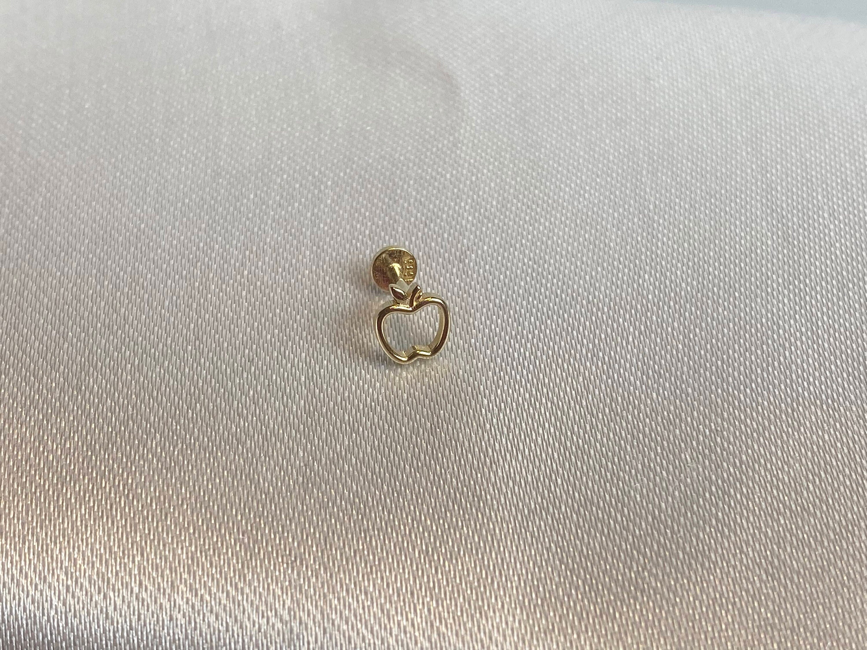 Apple Piercing, Apple Earring, Conch Piercing, Helix Piercing, Tragus ...