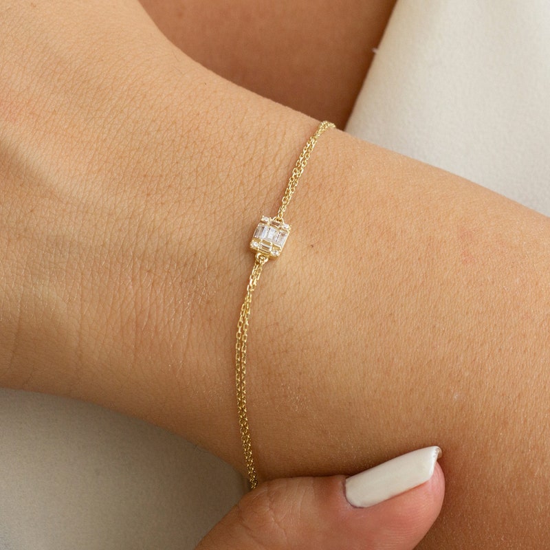 Solid Gold Bracelet - Etsy