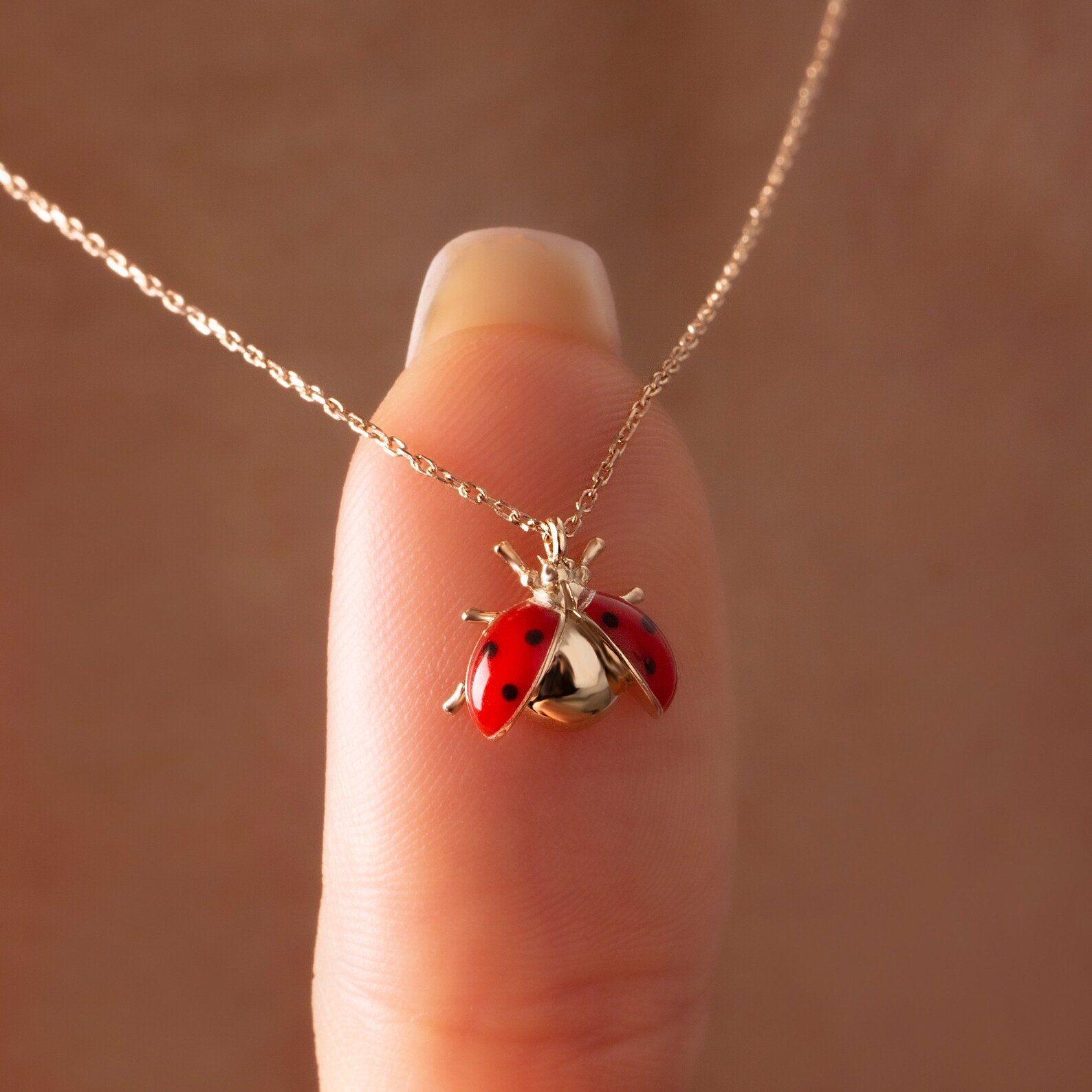 Ladybug Necklace Ladybug Pendant Ladybug Jewelry Ladybug - Etsy