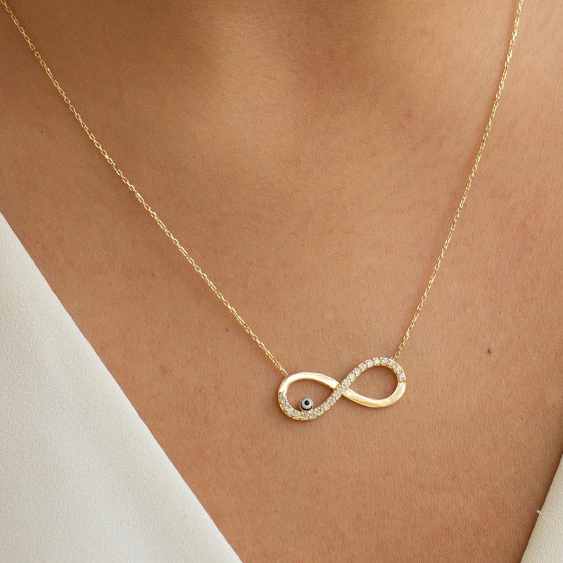 Infinity Necklace - Etsy