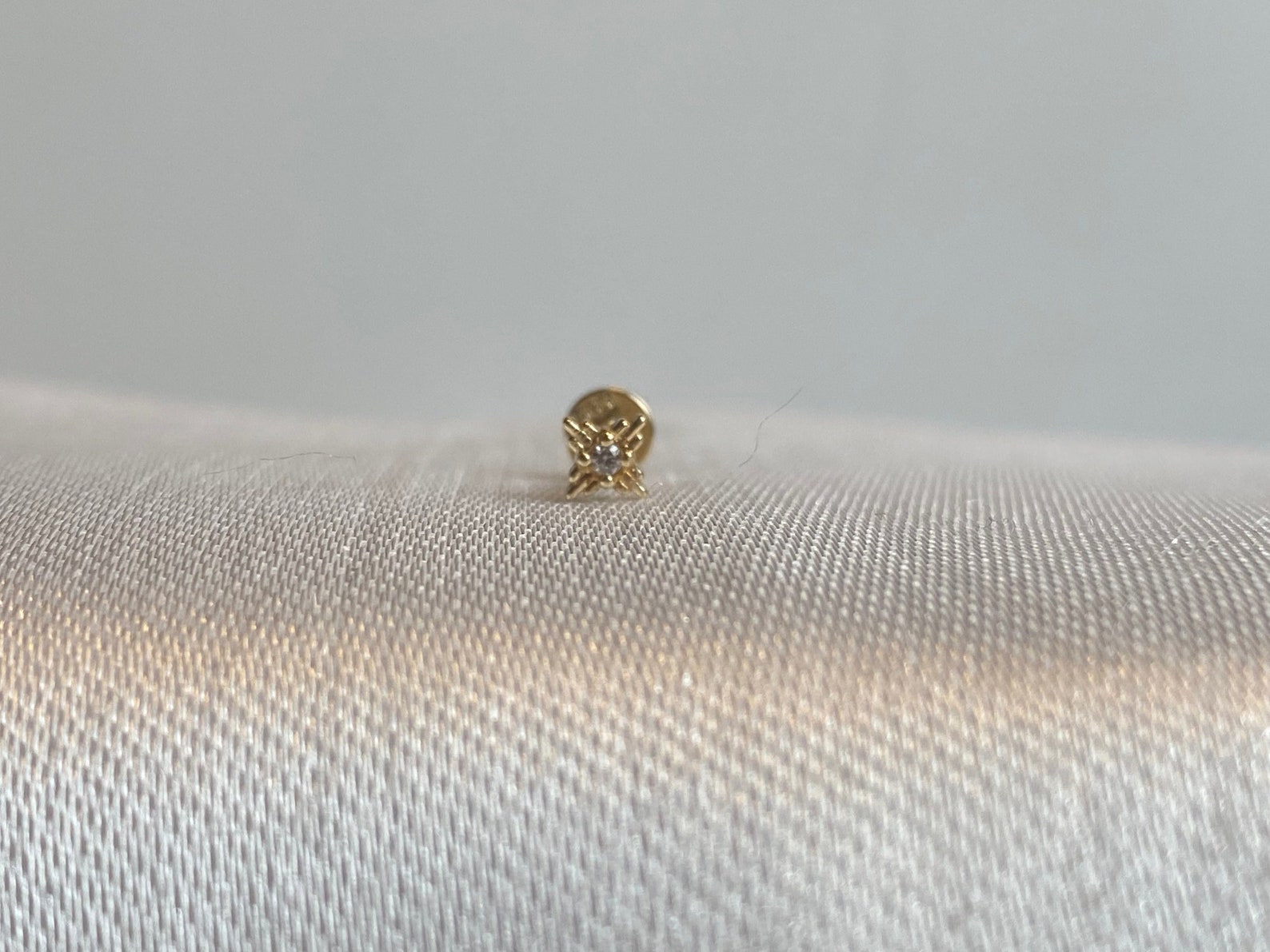 Rook Bar, Gold Industrial Bar, Rook Piercing, Daith Piercing, Rook ...