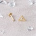 14k Solid Gold Preppy Heart Necklace, Minimalist Heart Necklace ...