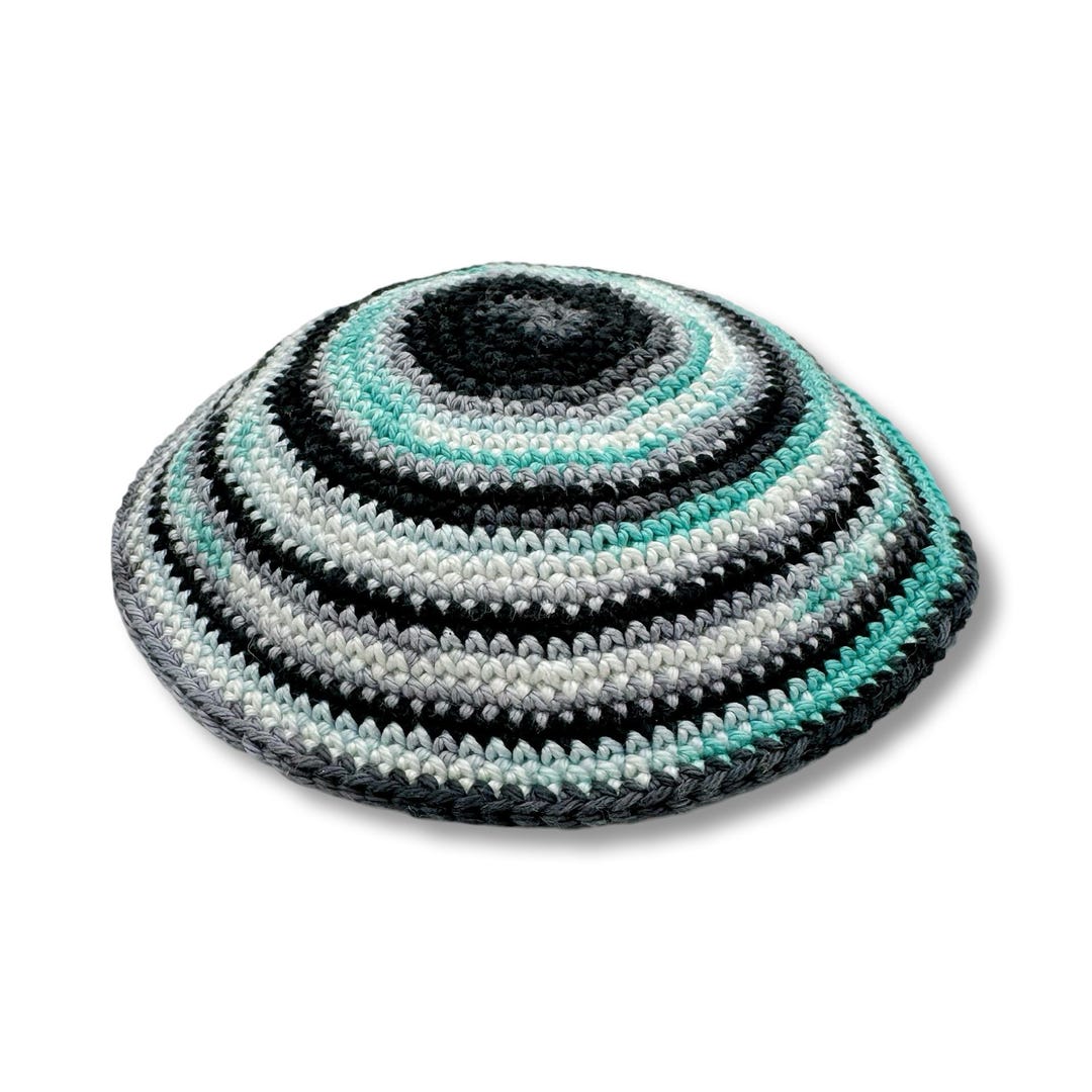 Cotton Knitted Hand Made Kippah - Etsy UK