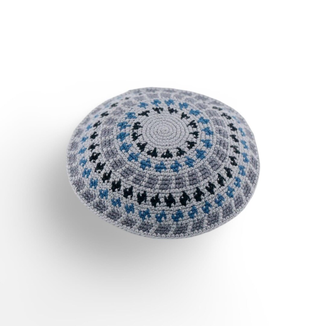 Knitted Hand Made Kippah 13/16cm - Etsy
