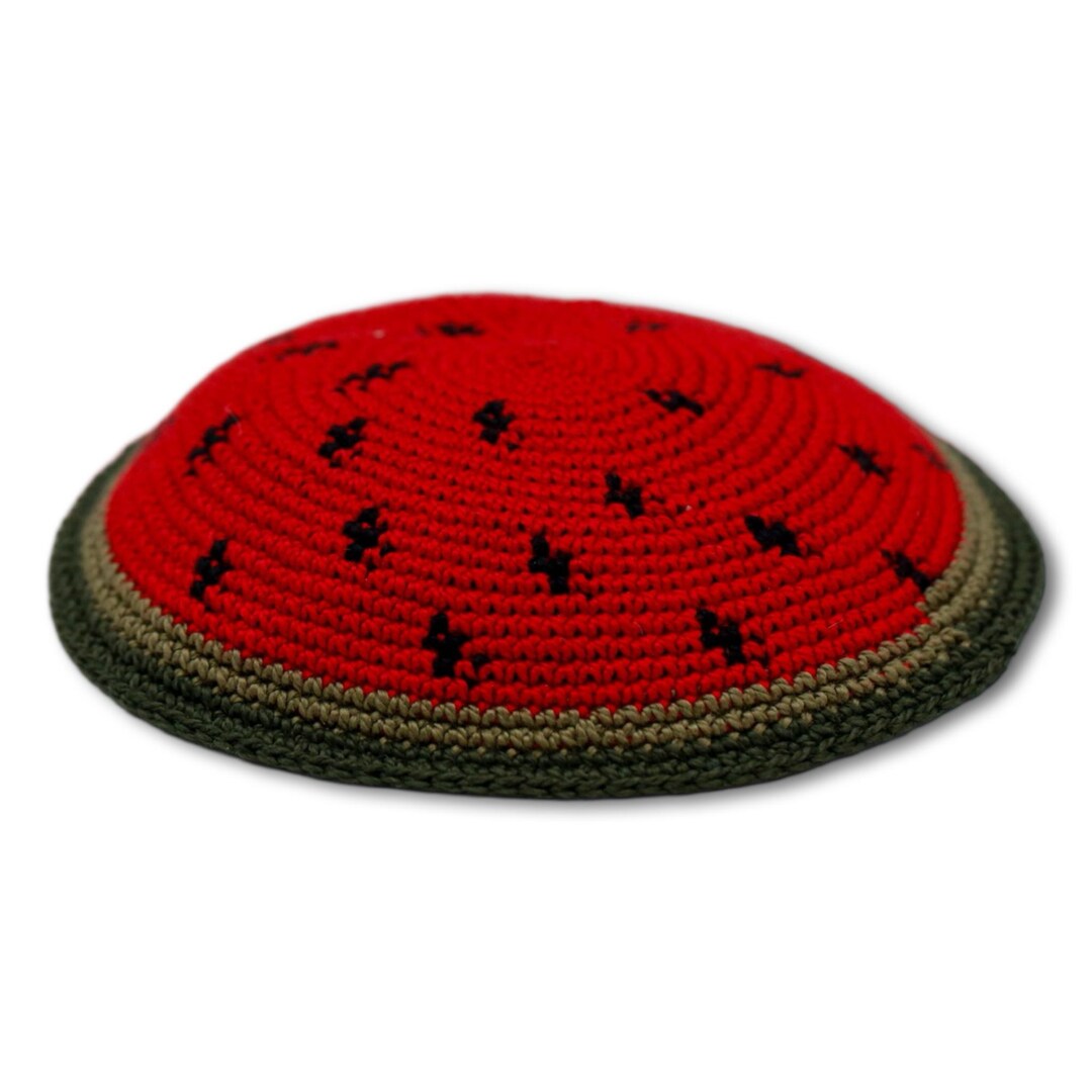 Small Watermelon Kids Kippah 13 Cm - Etsy