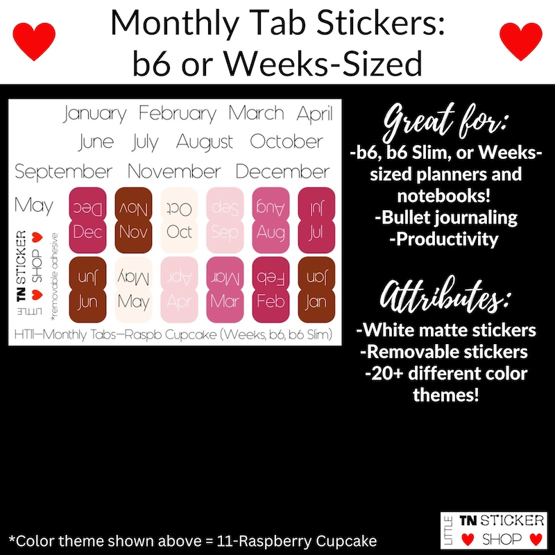Tab Stickers - Etsy