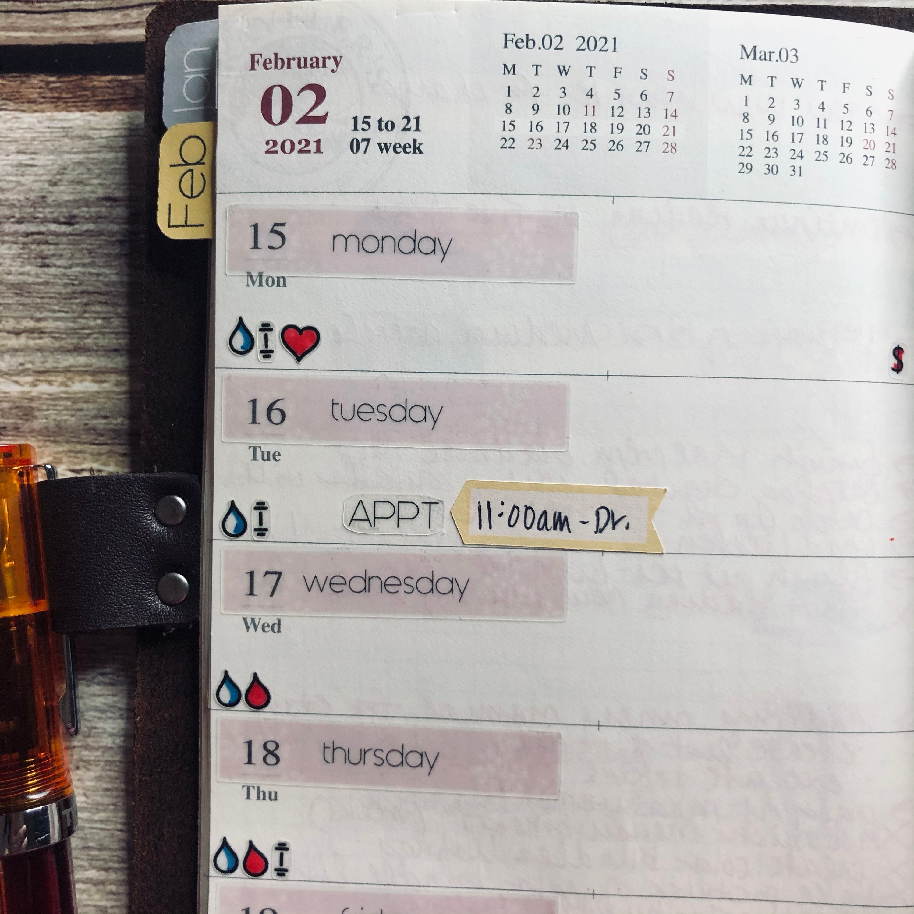 Clear mini due date stickers for any size planner and - Etsy 日本