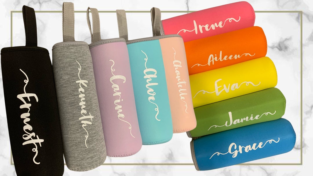 Personalised /personalized Water Bottle Cover |custom Water Bottle ...