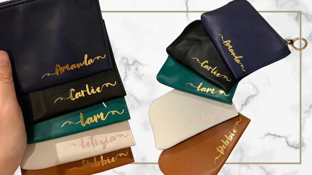 Personalized Coin Bag/ Personalised Purse |custom Coin Purse ...