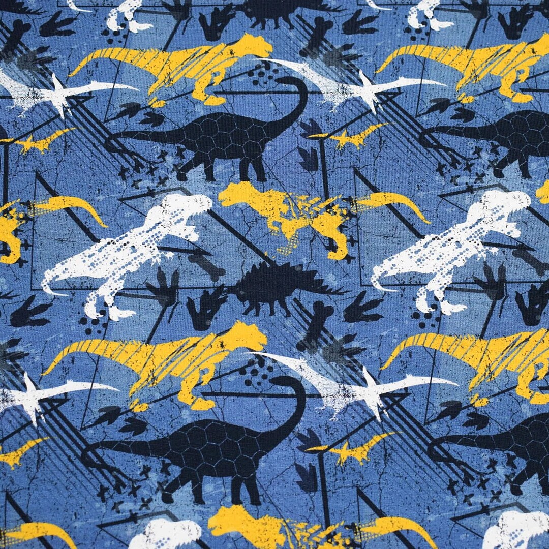 French Terry Dinomite Dinosaur Summer Sweat - Etsy