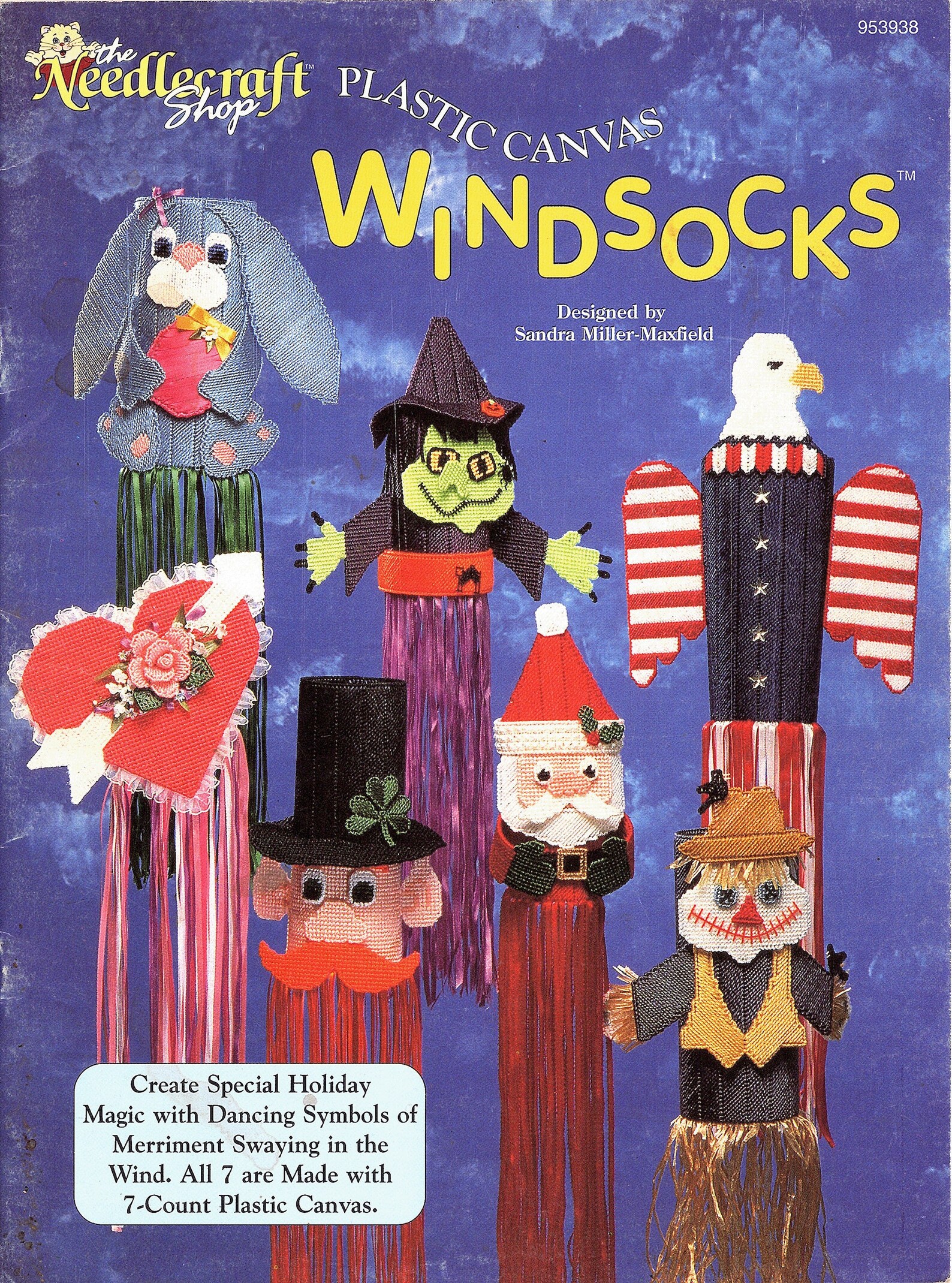 Plastic Canvas Windsocks 7 Holiday Patterns - Etsy