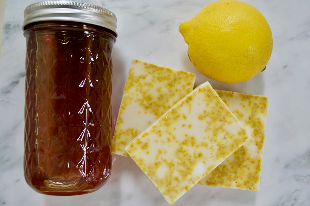 Organic Honey Lemon Soap Bar, Honey Lemon Soap Bar, Honey Lemon Body ...