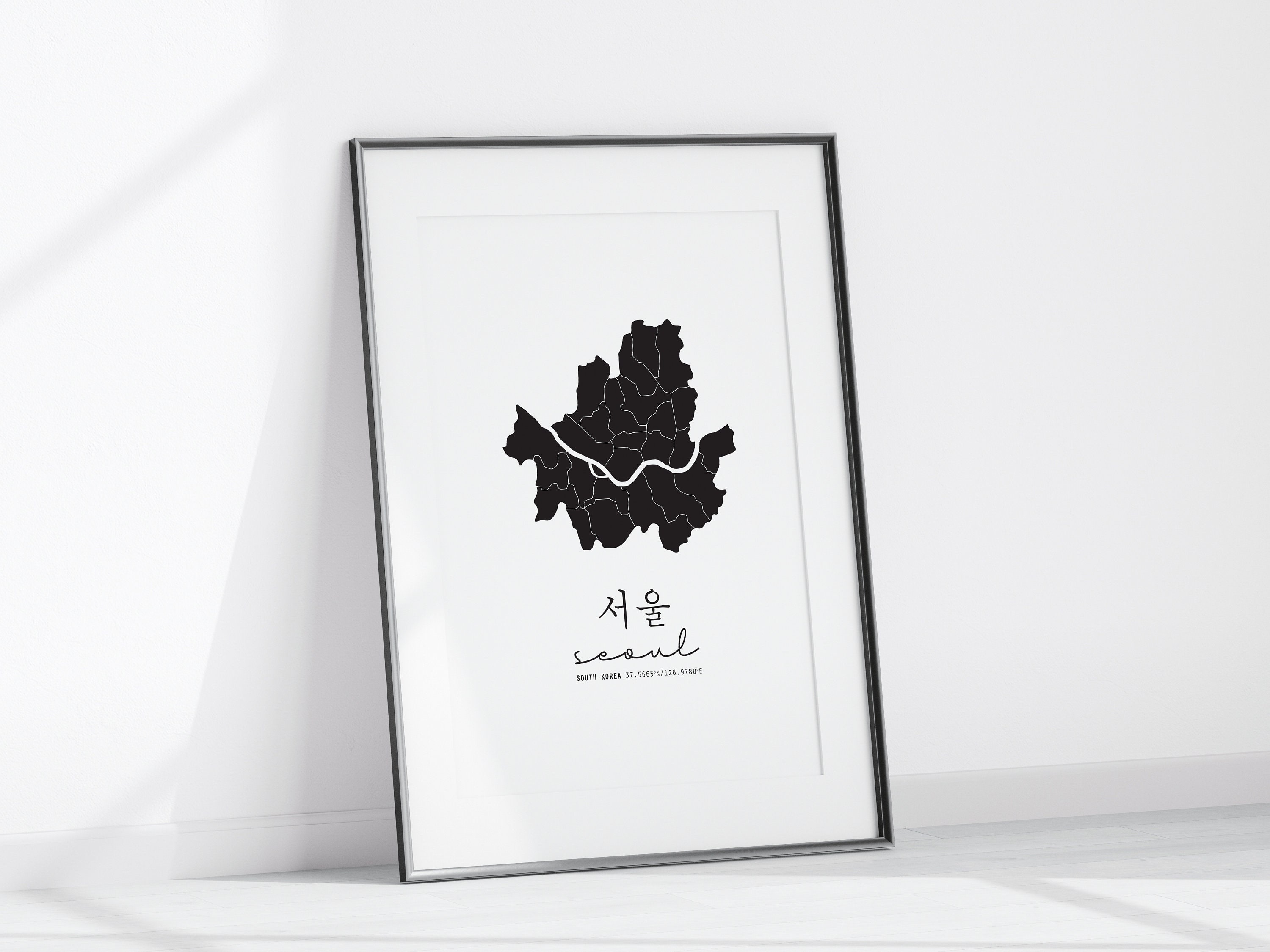 Korean Hangul, Hangul Poster, Printable Hangul Poster, Korean Letter ...