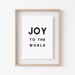 Christmas Wall Art, Joy to the World Printable, Christmas Decor ...