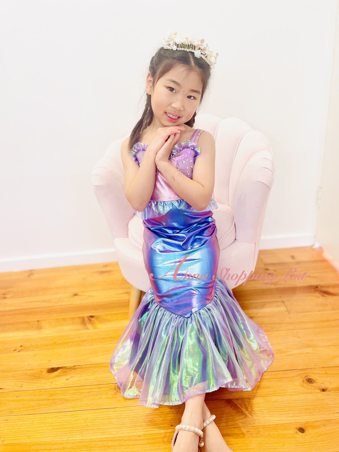 The Little Mermaid Costume, Disney Princess Dress,ariel Mermaid ...