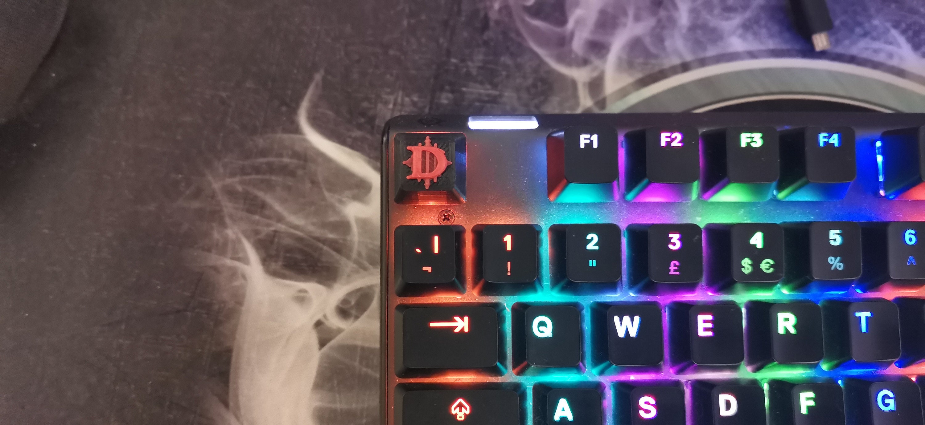 Diablo Logo Inspired Keycap for Mechanical Keyboard 3D Printed - Etsy