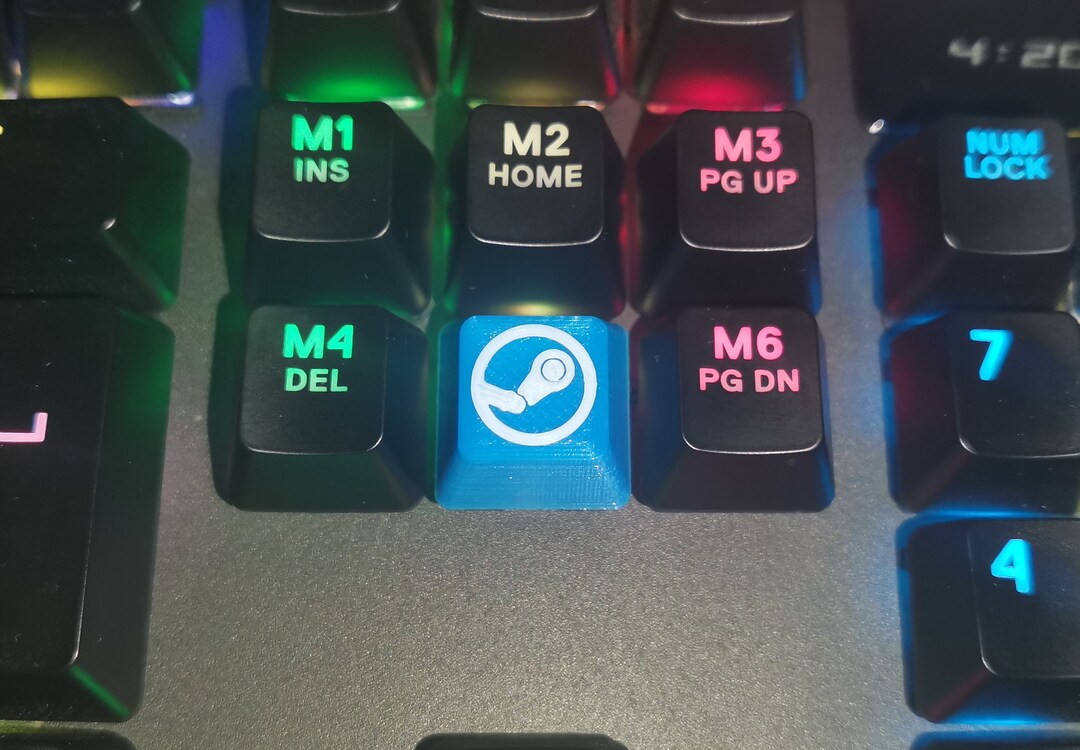 Steam Inspired Keycap 3D Printed Custom Keycap - Etsy