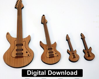 Guitar Laser Cut | Etsy