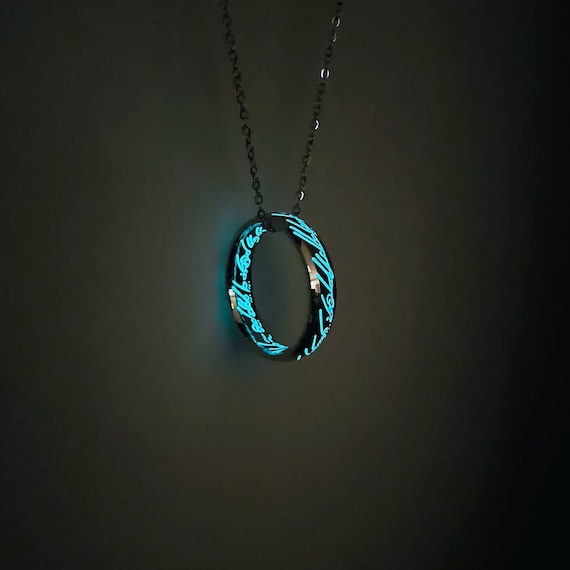 Elvish Ring Glow in the Dark Necklace Chain Supplies 1mm 1.5mm 2mm Jewelry DIY Wholesale Etsy