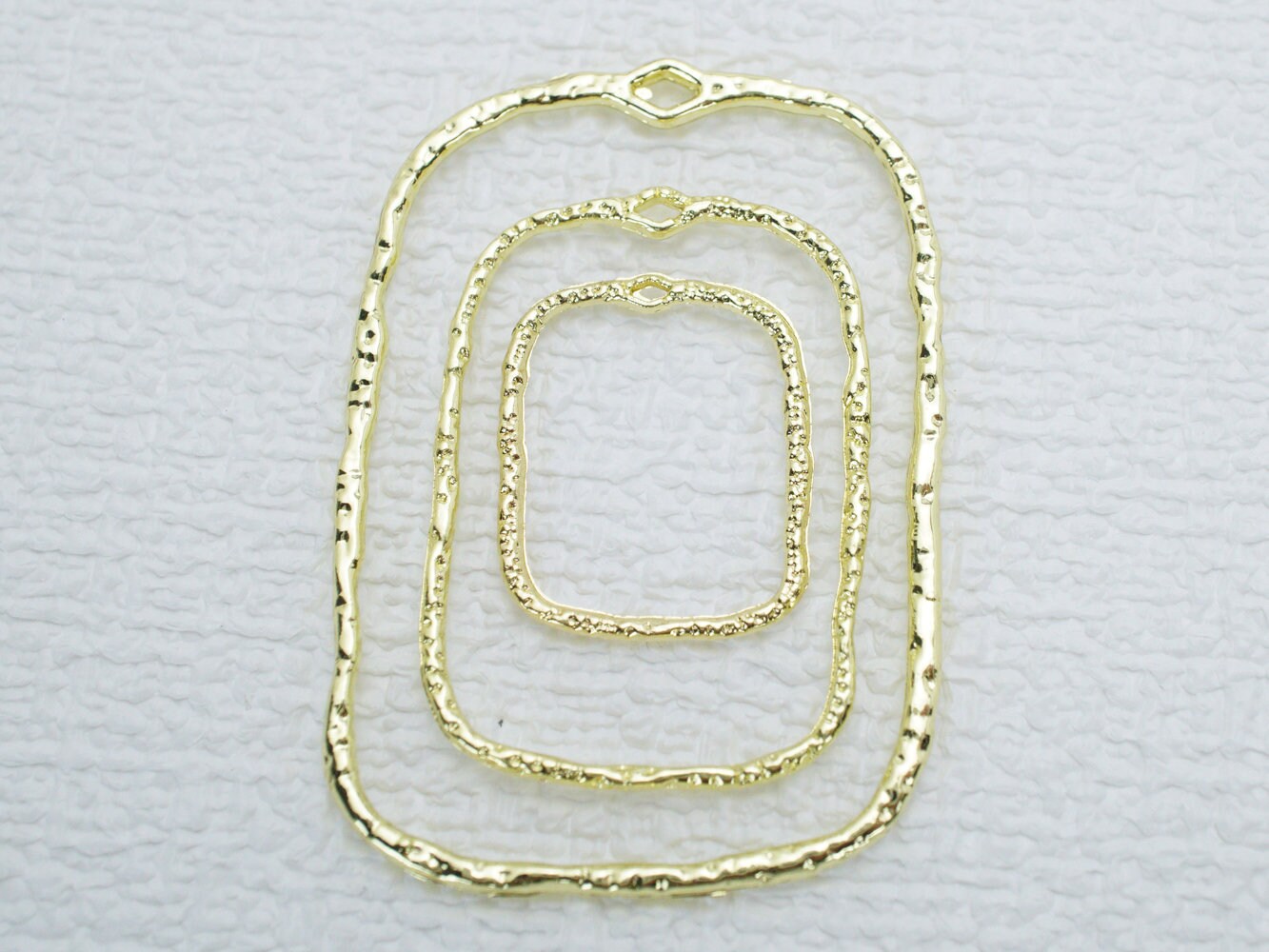 Gold Rectangle Open Back Bezels: Resin Jewelry Making Kit (10 Pcs) - Etsy