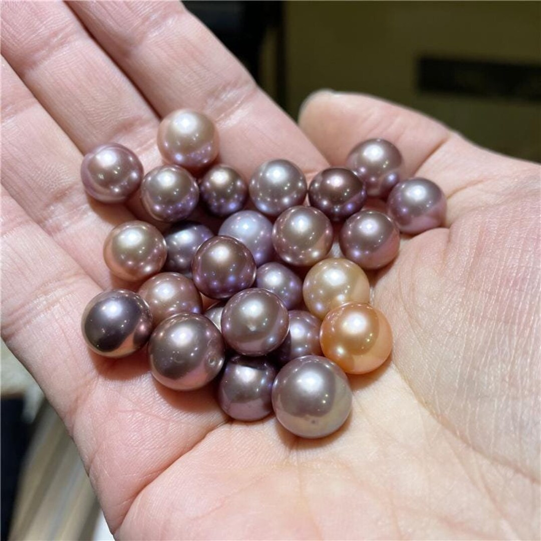 AAAA Edison Pearl Loose: Undyed Freshwater Pearl for DIY Jewelry (9 ...