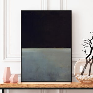 Mark Rothko Black on Gray Poster, Exhibition Poster,rothko Print ...