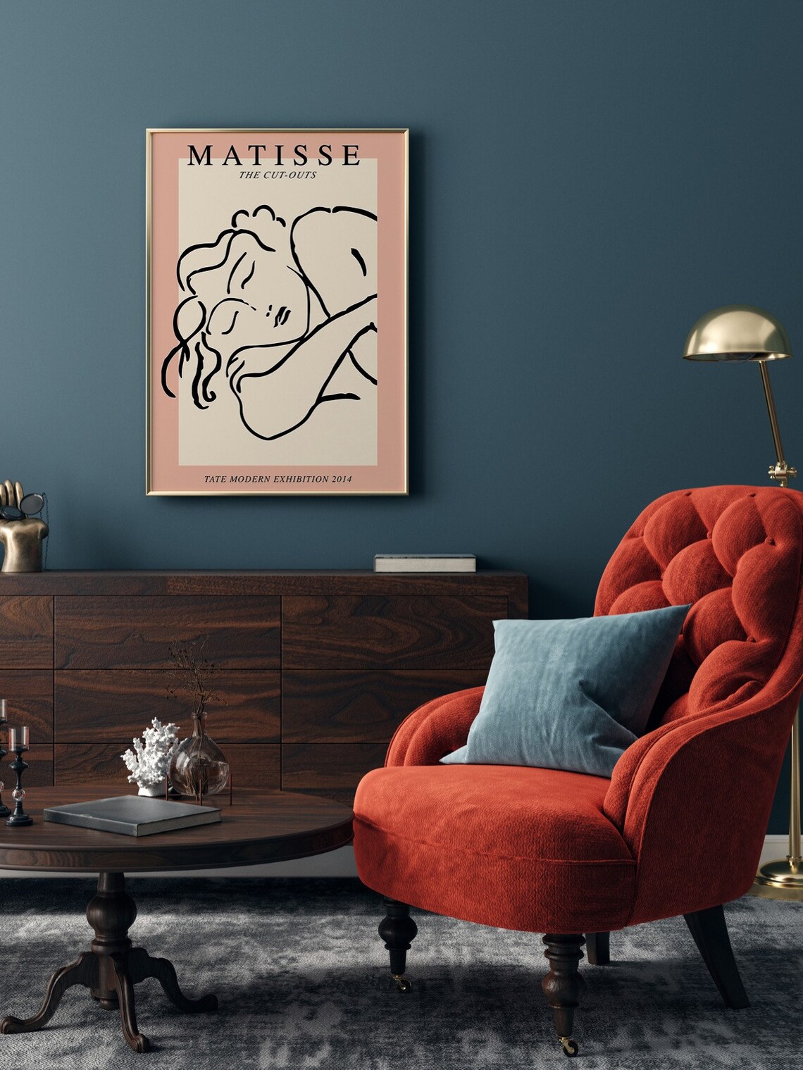 Henri Matisse Poster One Line Art Woman One Line Drawing | Etsy