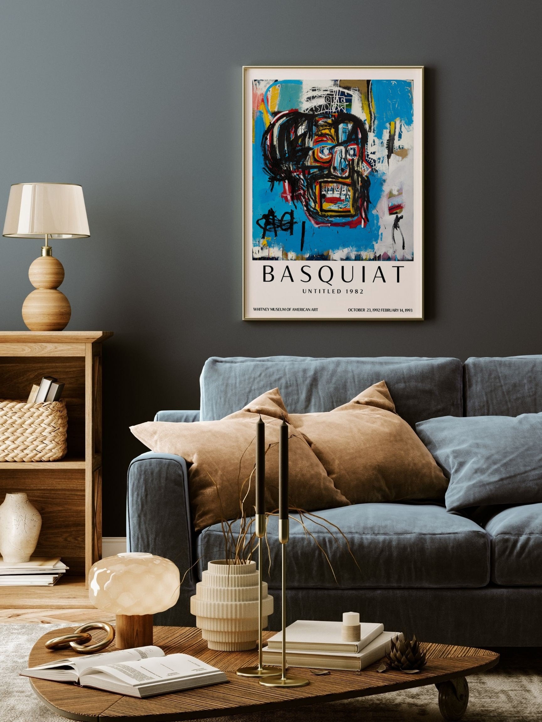 Jean Michel Basquiat Poster Basquiat Untitled 1982 Museum - Etsy