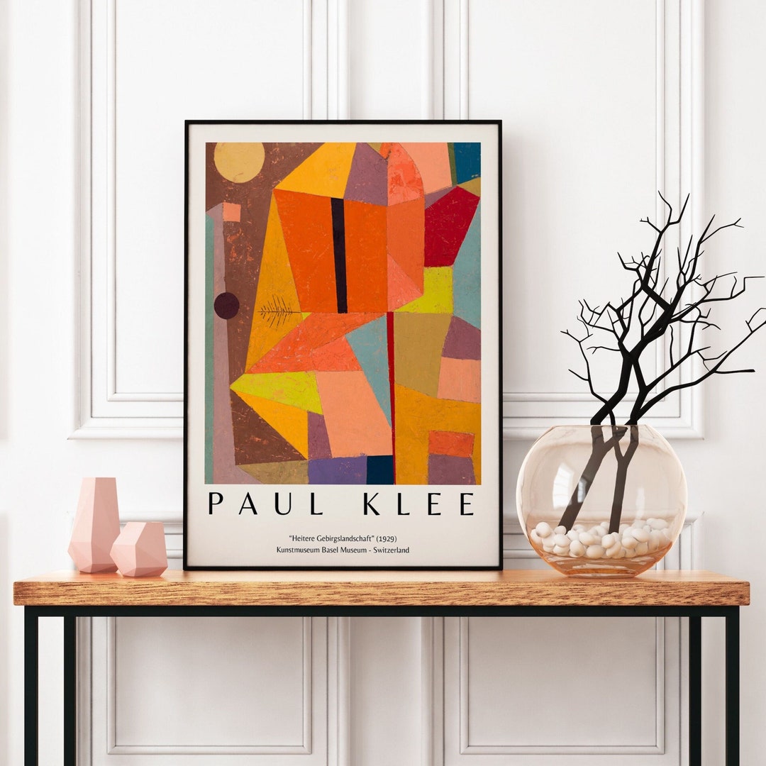Paul Klee Exhibition Print, Klee Museum Print, Mid Century Wall Art ...