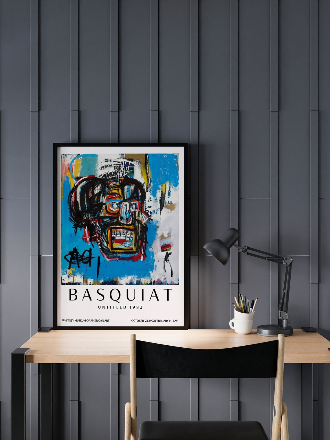 Jean Michel Basquiat Poster Basquiat Untitled 1982 Museum | Etsy